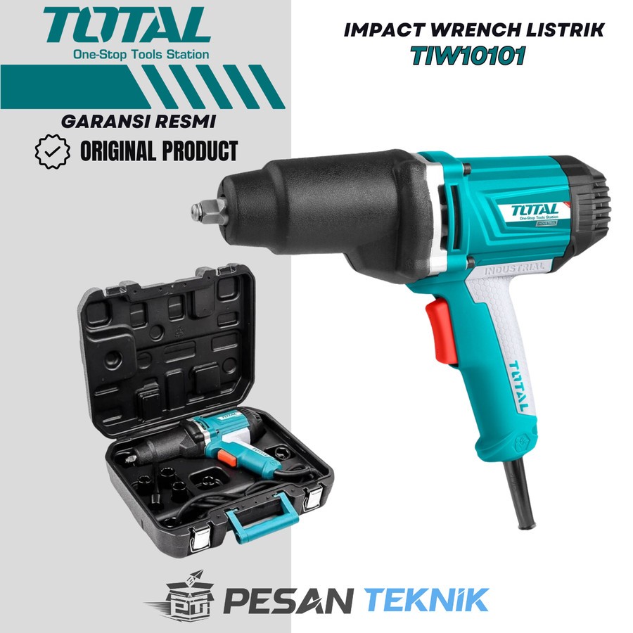 Jual TOTAL Mesin Pembuka Baut Impact Wrench Listrik 1/2 INCH TIW10101 ...