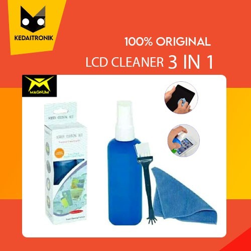 Jual LCD Cleaner 3 In 1 Screen Cleaner KIT Cairan Pembersih Layar ...