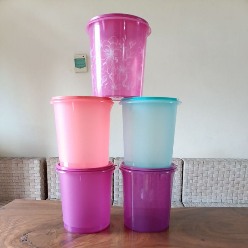 Jual Toples Besar Kerupuk 8 Liter Tupperware Serbaguna Giant Canister ...