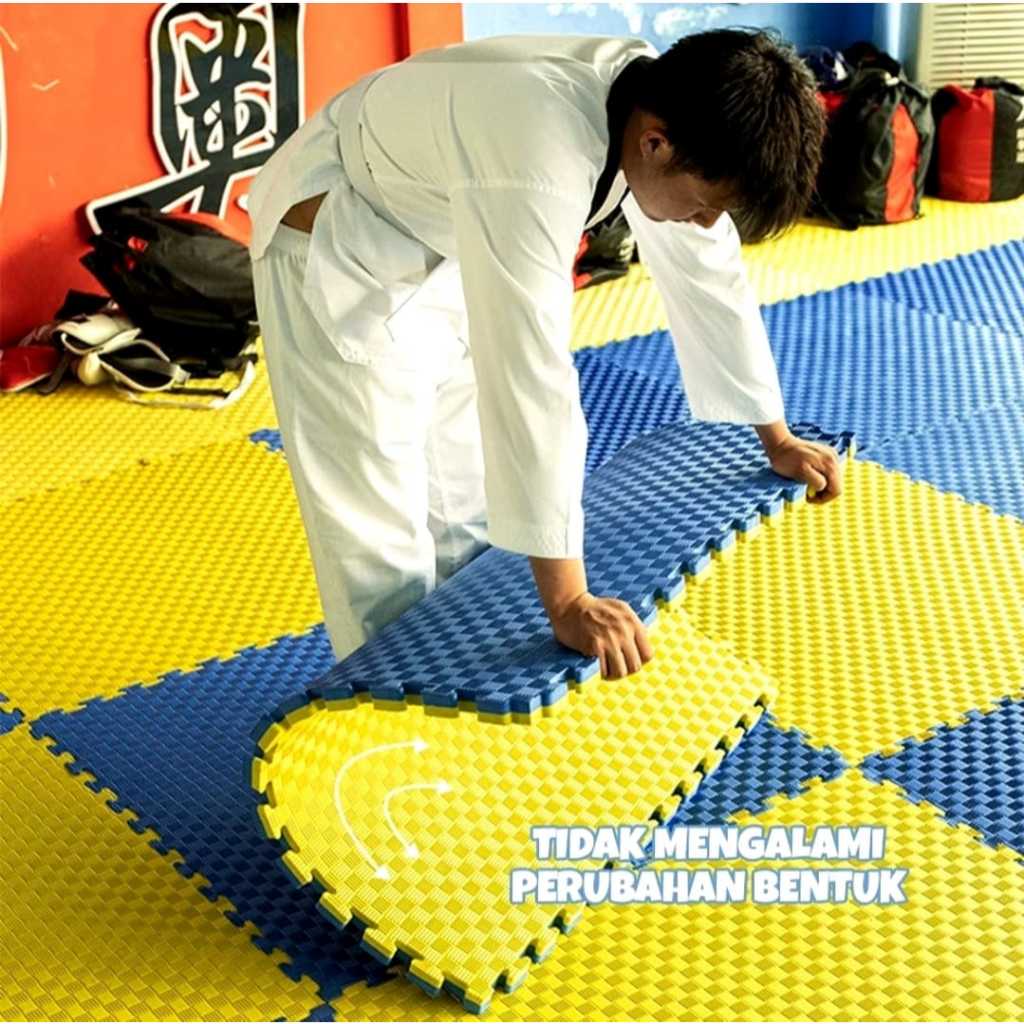 Jual MATRAS EVA anti selip 103x103 x 3cm cocok untuk semua beladiri ...
