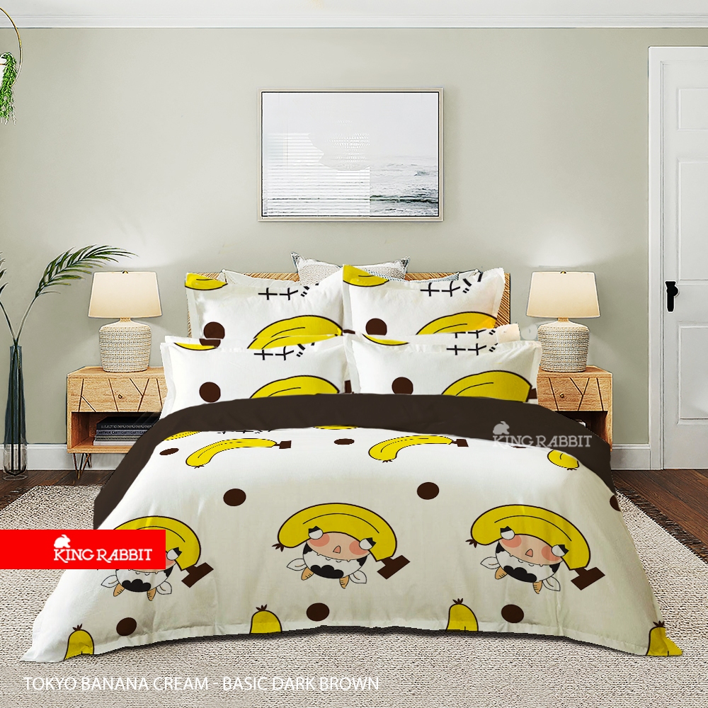 Jual King Rabbit Organic Bamboo Velvet Complete Set Bed Cover & Sprei ...