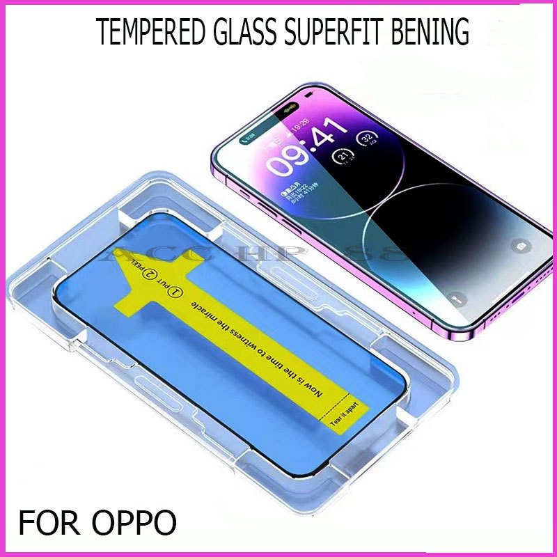 Jual Acchp Anti Gagal pasang Tempered Glass Model Superfit Bening Autofit Magic Clear ALL Type ...