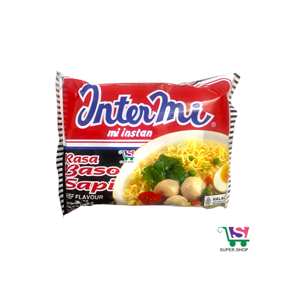 Jual INTERMI Mi Instan Kuah Rasa Baso Sapi 55 Gram | Shopee Indonesia