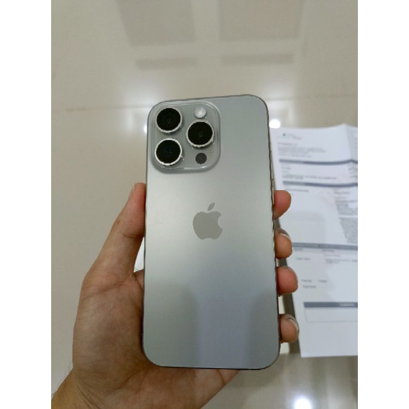 Jual Iphone 15 Pro 128gb Ibox Natural Unit Baru | Shopee Indonesia