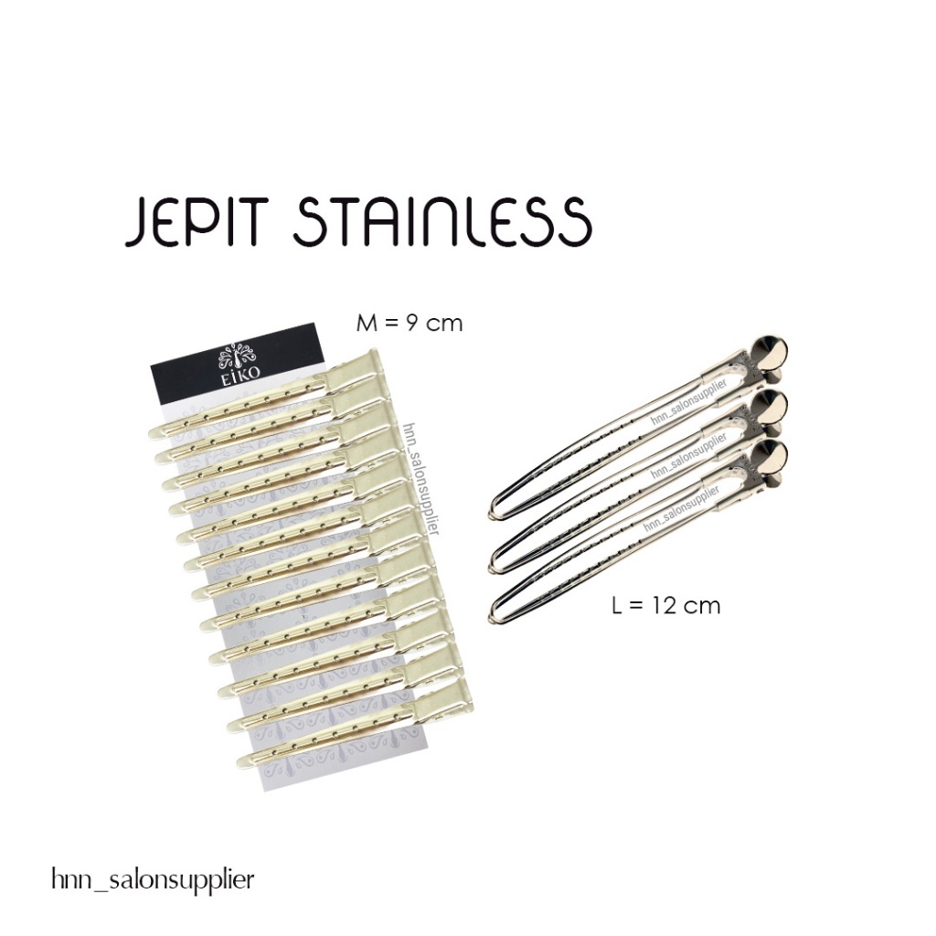 Jual Jepit Bebek Stainless Stainles Stenlis Penjepit Rambut Salon ...