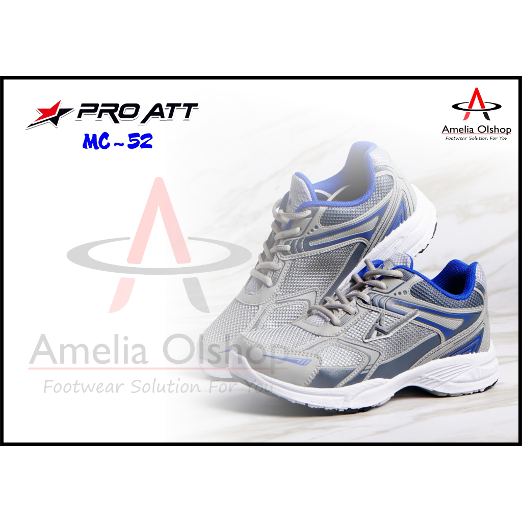 Jual PRO ATT MC 52 Sepatu Olahraga Sport Pria - Sepatu Terlaris - Original Warna Abu Biru 39 ...