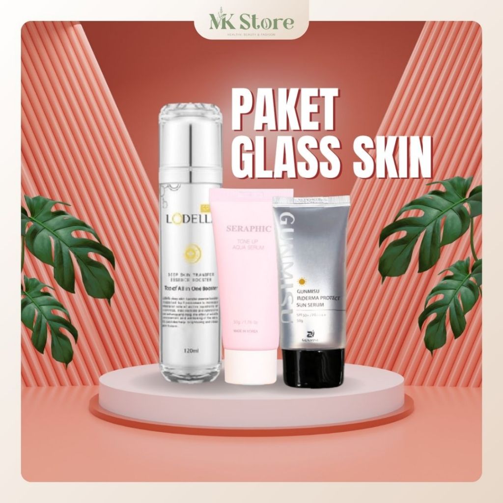 Jual MK STORE - PAKET Glass Skin (Lodella, Tone Up, Sunserum) | Shopee ...