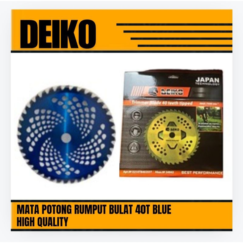 Jual Mata Potong Rumput Mata Pisau Pemotong Rumput Bulat 10" X 40T ...