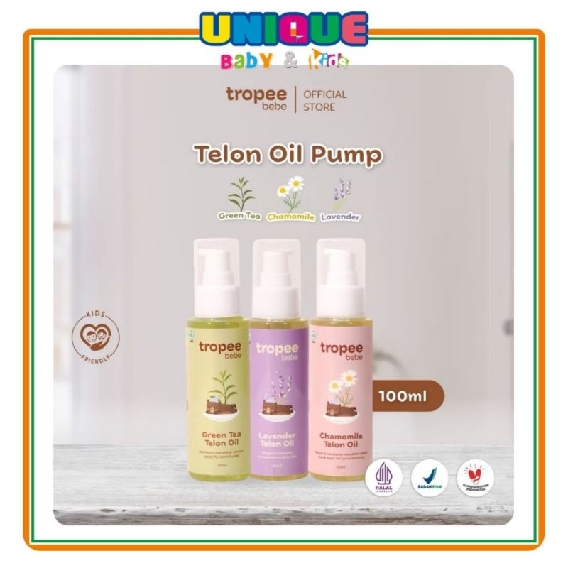 Jual Tropee Bebe Telon Oil 100ml Minyak Telon Aromatic Hangat Tahan ...