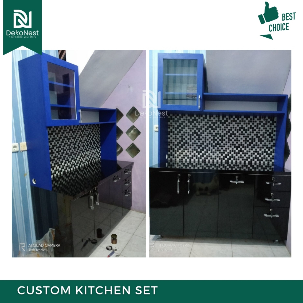 Jual Dekonest Kitchen Set Custom untuk Dapur Minimalis Kecil Besar ...