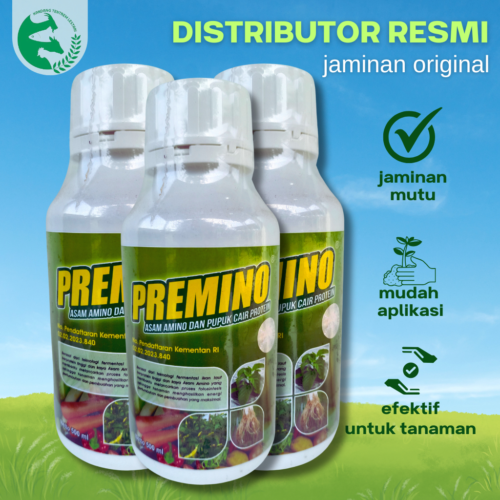 Jual Pupuk Asam Amino Tanaman Premino 1 Liter Nutrisi Organik Cair ...