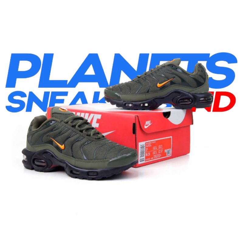 Jual Sepatu Sneakers Nike Air Max Plus Moss Green Hijau Army | Shopee ...
