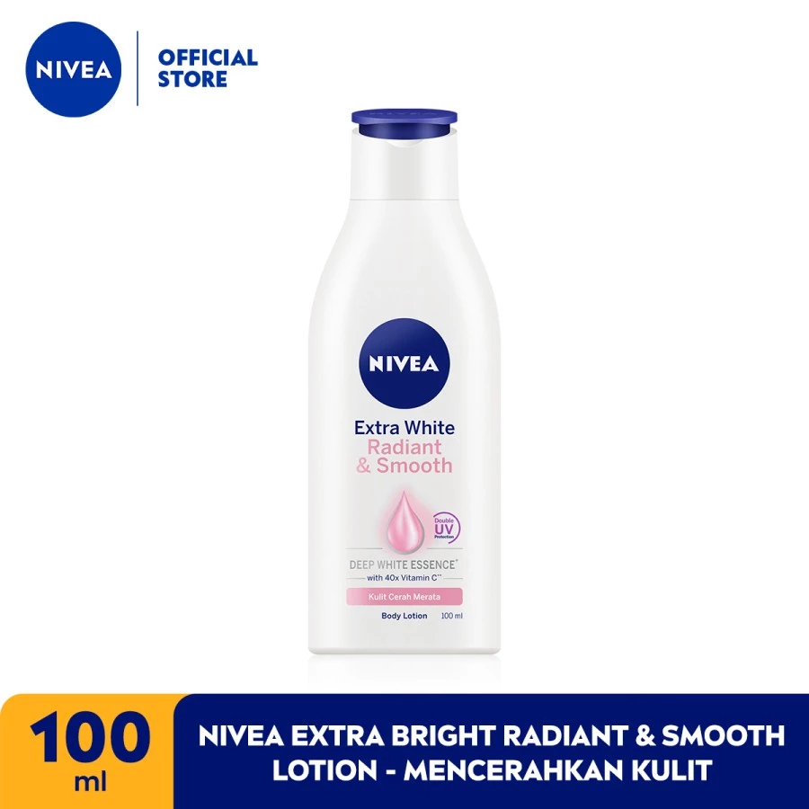 Jual NIVEA EXTRA BRIGHT RADIANT & SMOOTH LOTION 100ML | Shopee Indonesia