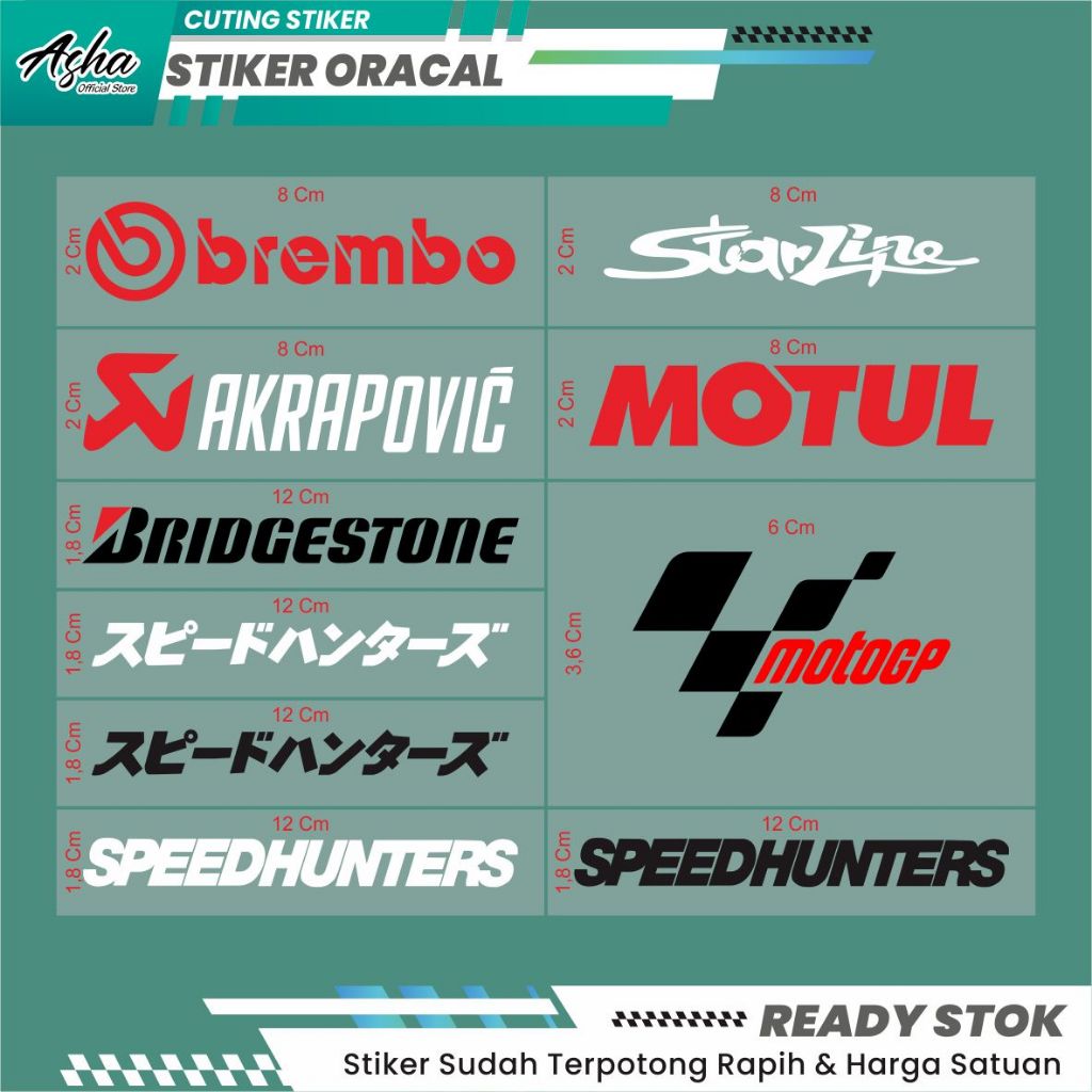 Jual STIKER PRINT CUT OTOMOTIF - STIKER MOTOR STIKER MODIF MOTOR READY ...