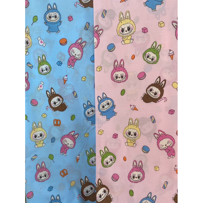 Jual Kain Perca motif Blue Labubu | Shopee Indonesia