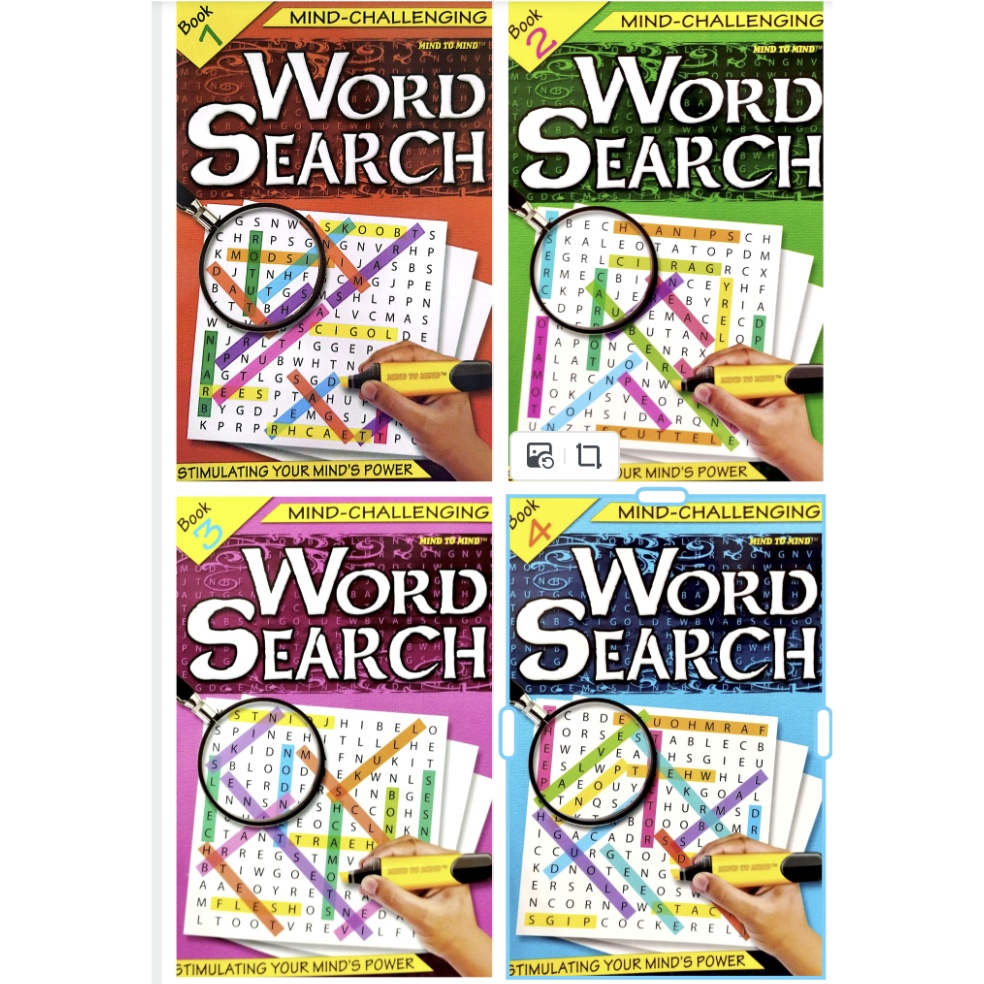 Jual Mind to Mind Word Search MindChallenging Book 16 Pages ART N8H5 ...