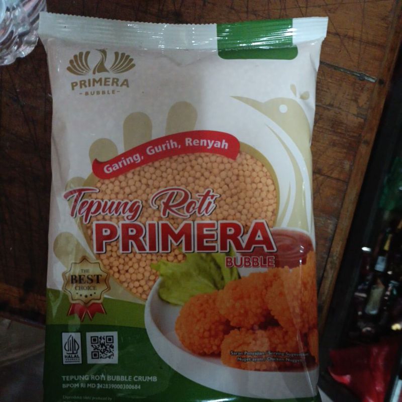 Jual RB bubble crumb primera 500gr original pack tepung roti bubble ...