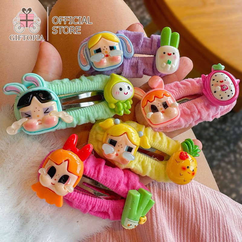 Jual GIFTOPIA READYSTOCK Jepitan Popmart Crybaby Cry Baby Powerpuff ...