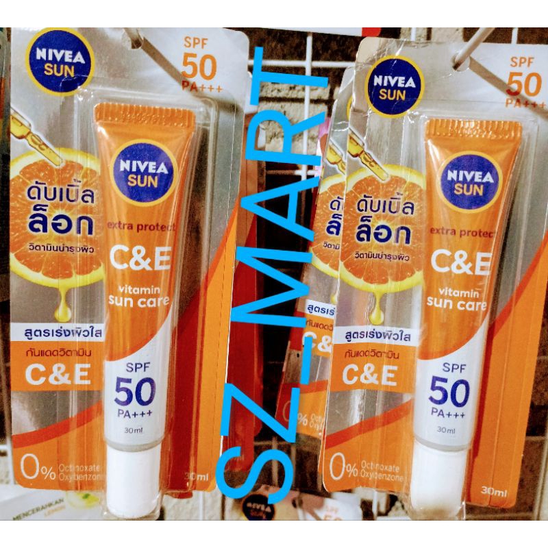Jual Nivea Sun Face Serum Extra Protect C&E SPF 50 OA+++ 30ML ...