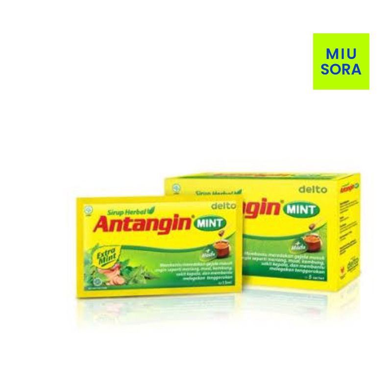 Jual ANTANGIN 5SACHET + MINT MADU SIRUP HERBAL MASUK ANGIN expired 2026 ...