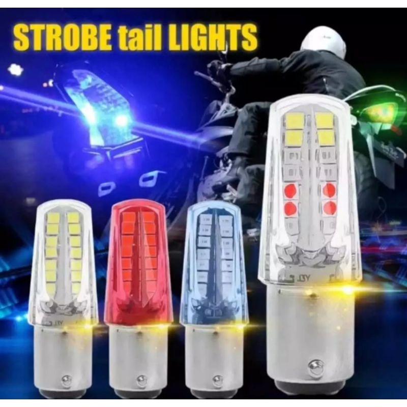 Jual Lampu Stop Rem Motor Universal 32 LED Running Lampu Rem Kedip ...