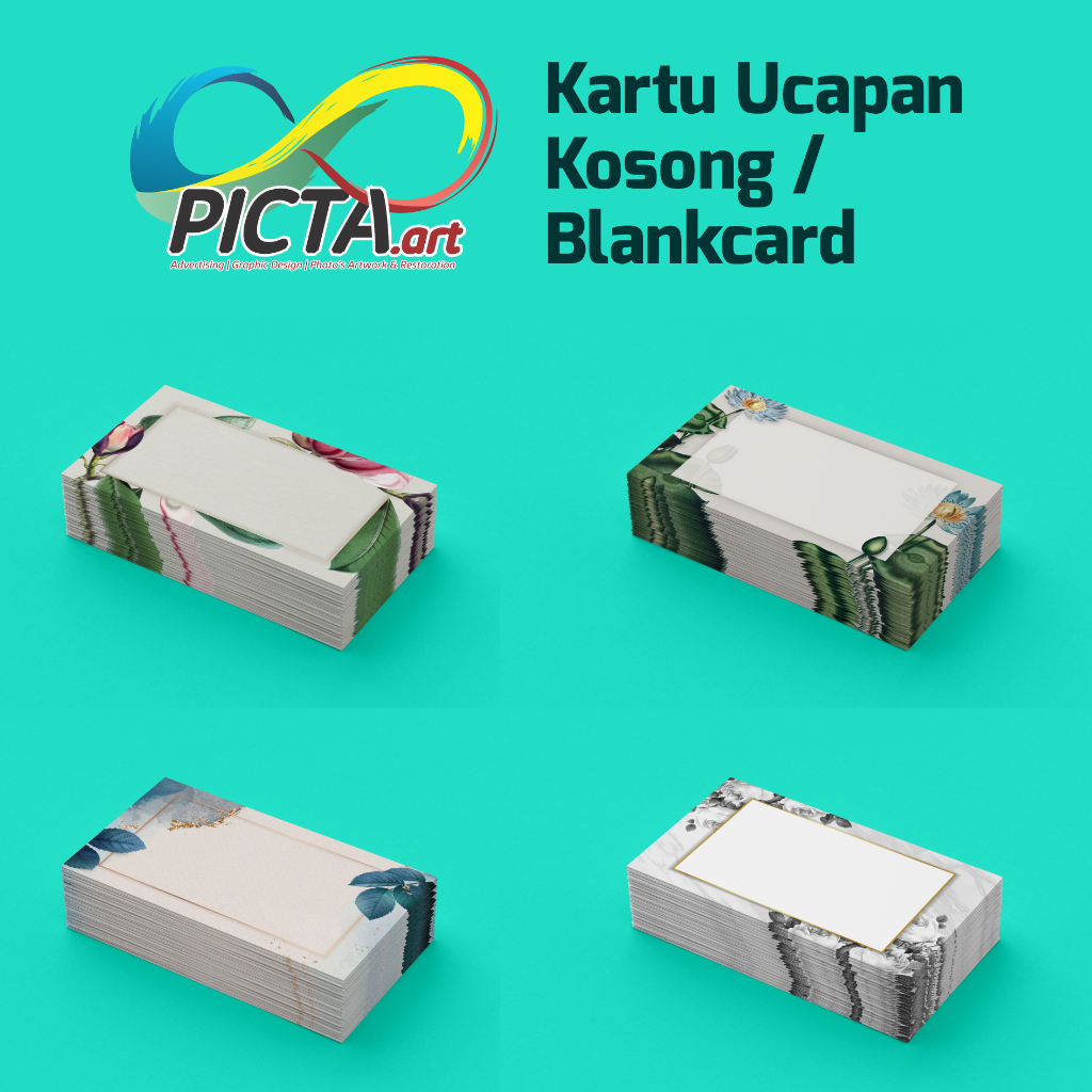 Jual KARTU UCAPAN KOSONG / BLANK CARD / GREETING CARD KOSONG DESAIN ...