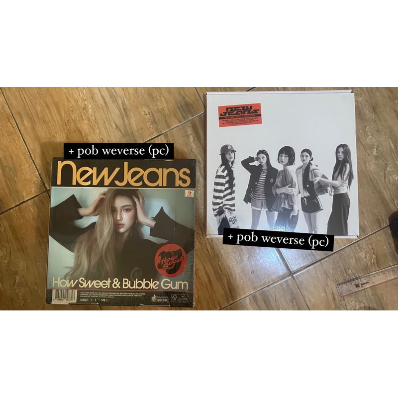 Jual [POB WEVERSE] NewJeans 'How Sweet' Standard Album SEALED Danielle ver & Newjeans ver ...