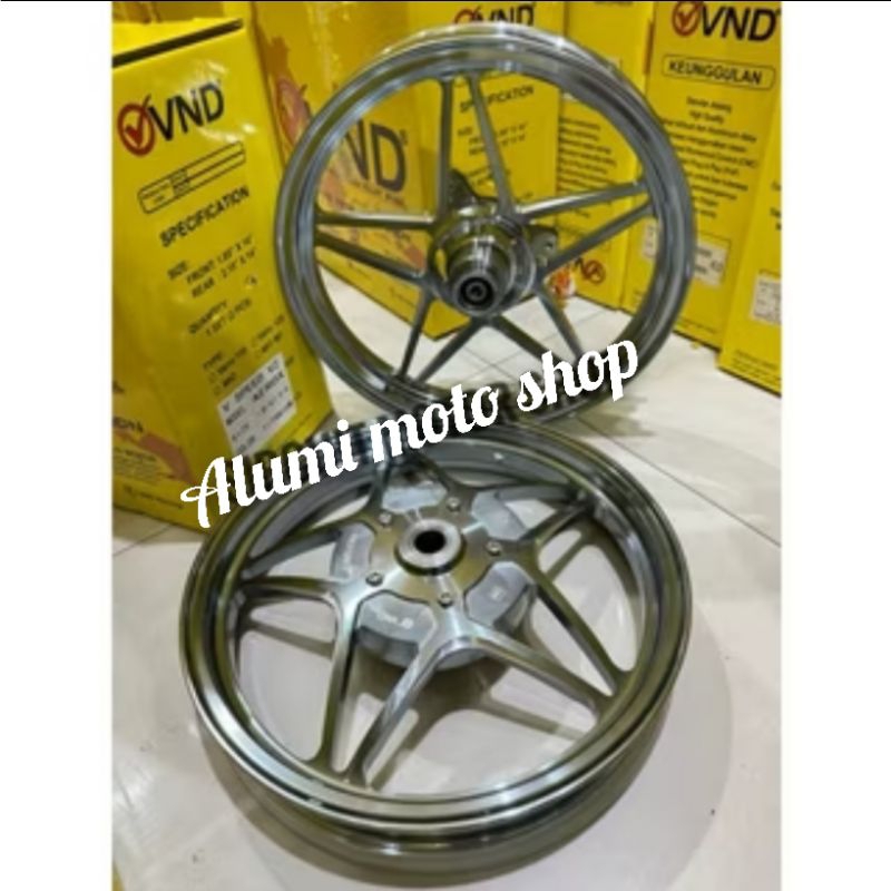 Jual velg racing VND V speed v2 Yamaha aerox new dan aerox old ring 14 original vnd | Shopee ...