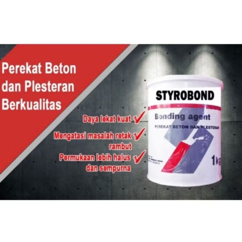 Jual Styrobond Bonding Agent Perekat Beton Dan Plesteran Lem Beton ...