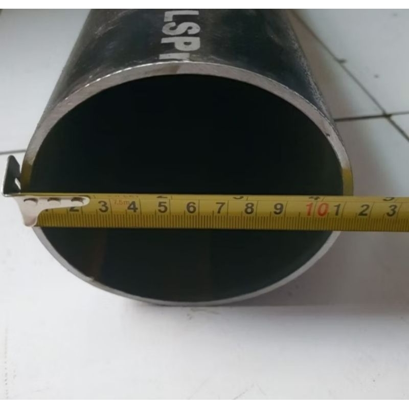 Jual Pipa Besi Hitam 4 inch tebal 3,8mm ukuran 100cm | Shopee Indonesia