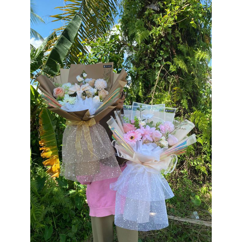 Jual Buket Bunga Artificial Premium Bouquet Wisuda Sempro Ulang Tahun ...