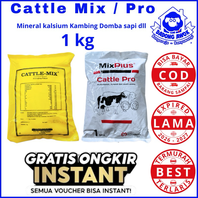 Jual CATTLE Pro Premix 1 kg Sanbe Cattle mix mineral calsium ...