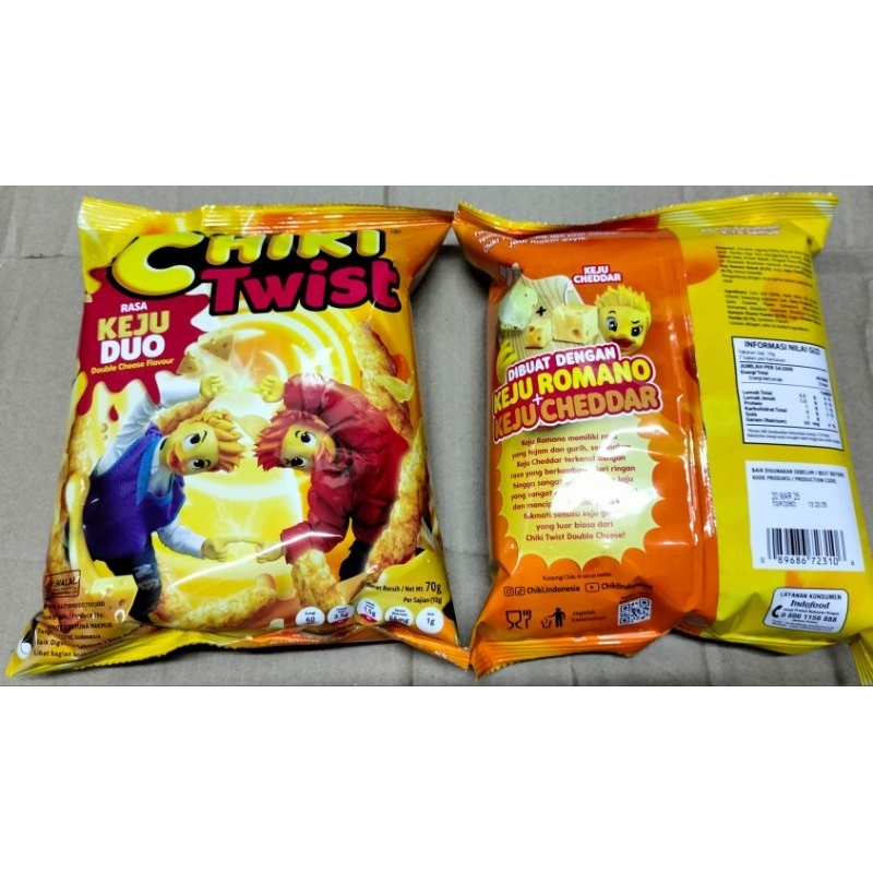Jual Chiki Twist Keju Duo 70 gram | Shopee Indonesia