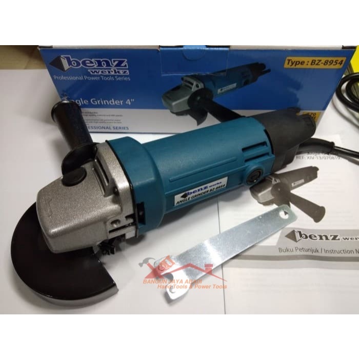 Jual Mesin Gerinda Gurinda Tangan Angle Grinder 4” BENZ BZ 8954 BJA ...