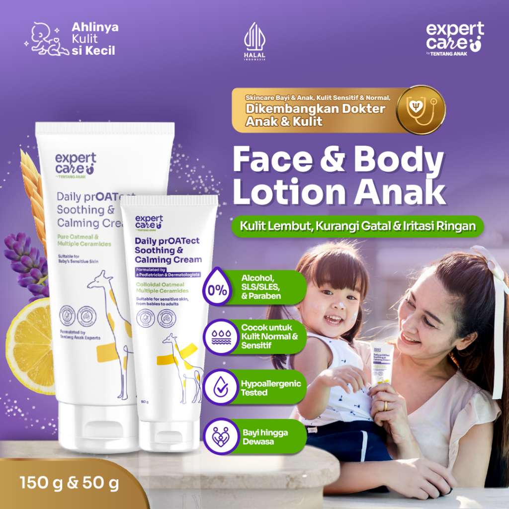 Jual Expert Care Face & Body Lotion Cream Moisturizer | Pelembap Bayi ...