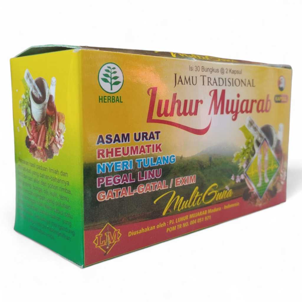 Jual Kapsul Luhur Mujarab Jamu Tradisional Isi 30 Sachet, Jamu asam ...