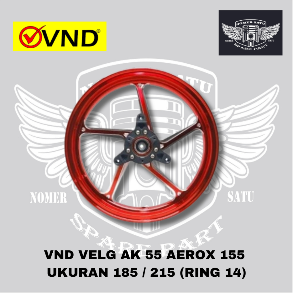 Jual VND VELG RACING ENKEI TIPE AK 55 AEROX 155 ALL NEW AEROX UKURAN 185/215 RING 14 ORIGINAL ...