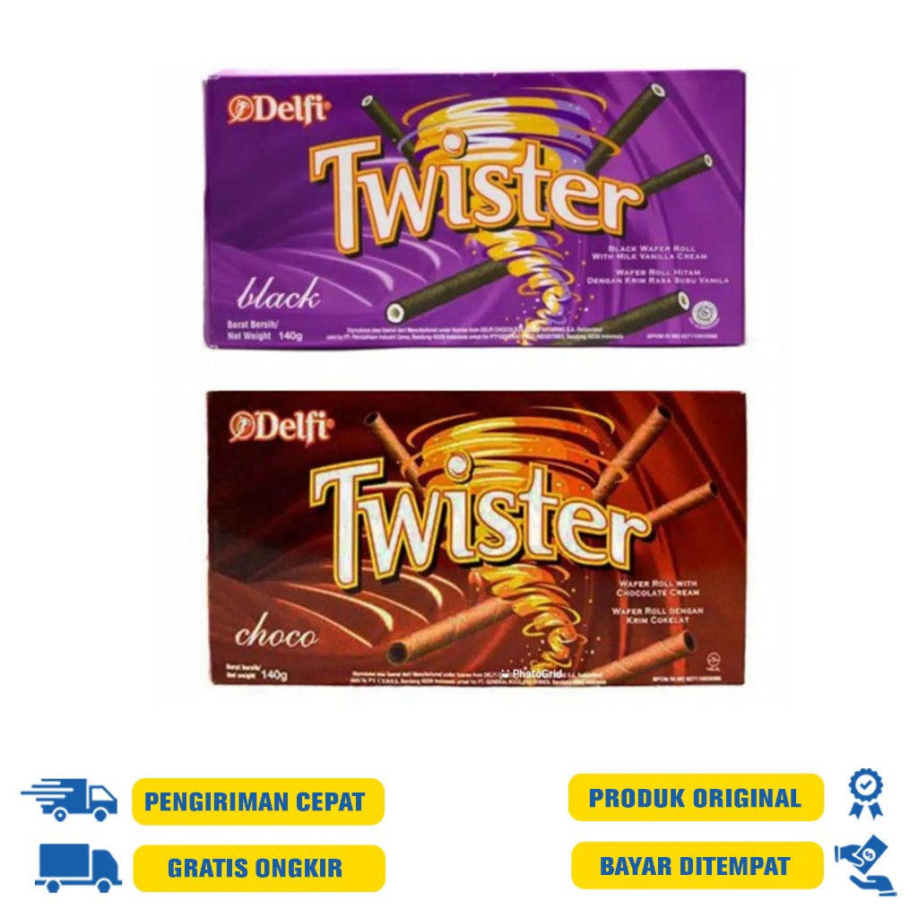 Jual Delfi Twister 120 GR | 35 GR - Chocolatte | Black Vanilla | Shopee ...