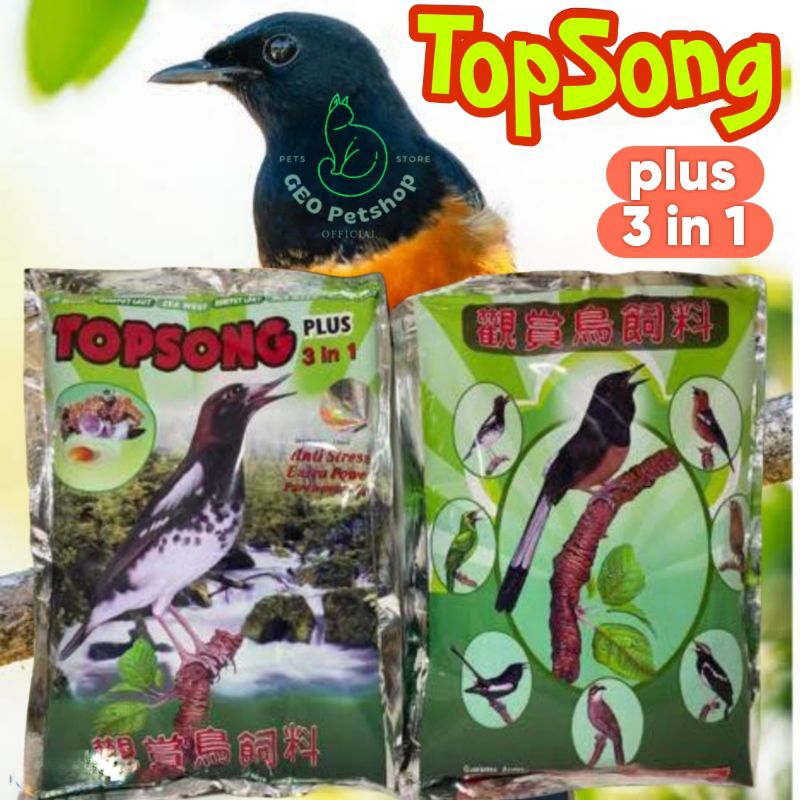 Jual TOPSONG PLUS 3 IN 1 425gr ALL VARIAN SEAWED RUMPUT LAUT PAKAN PUR ...