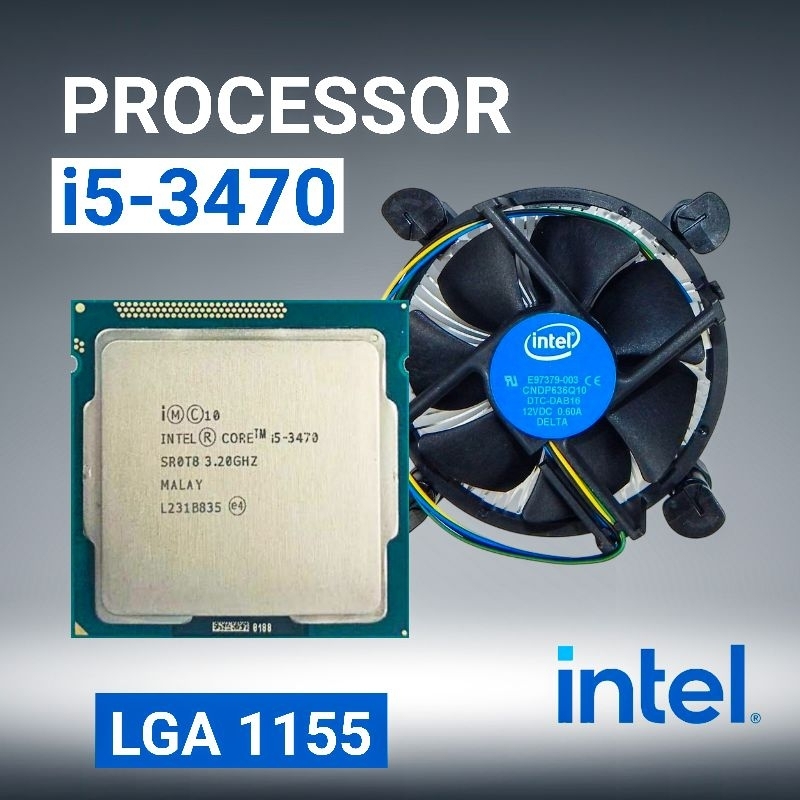 Jual Processor Intel Core i5 3470 3.20Ghz Tray LGA 1155 Free Fan Intel ...