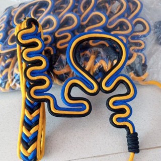 Jual tali komando pramuka 3 warna real pict biru hitam kuning tali koor ...