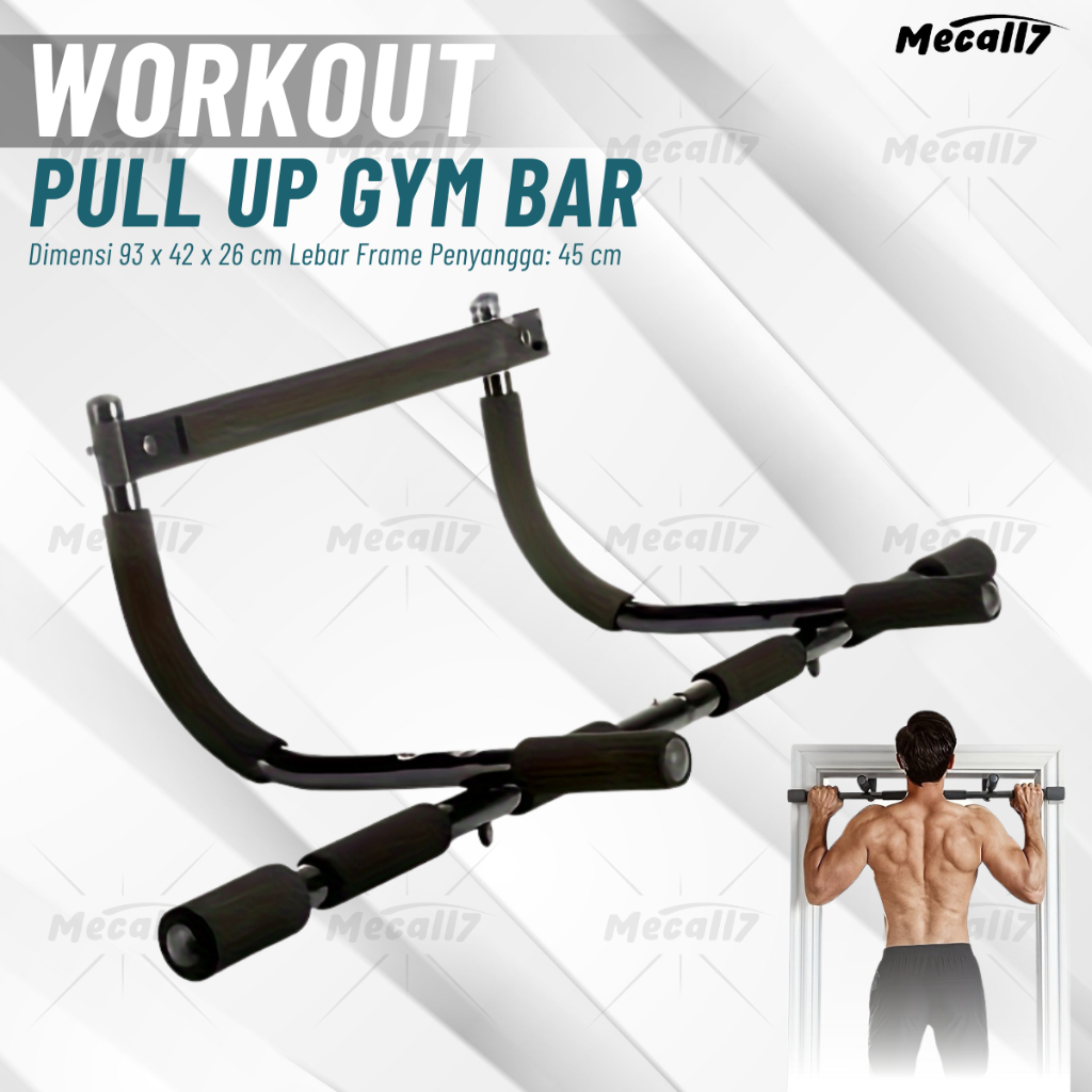 Jual Tiang Latihan Pull Up Pintu Door Gym Bar Solid Grip - EN-02 ...