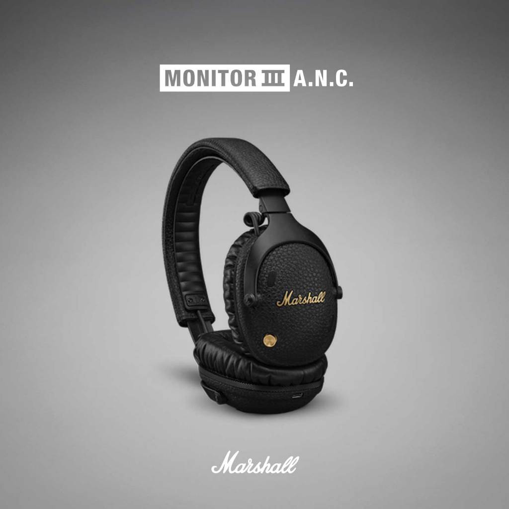 Jual Marshall Monitor III ANC Headphone - Black | Shopee Indonesia