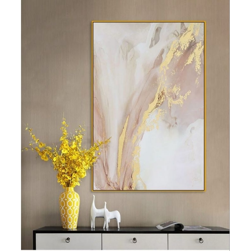 Jual lukisan abstrak aesthetic texture timbul hiasan dinding aesthetic ...