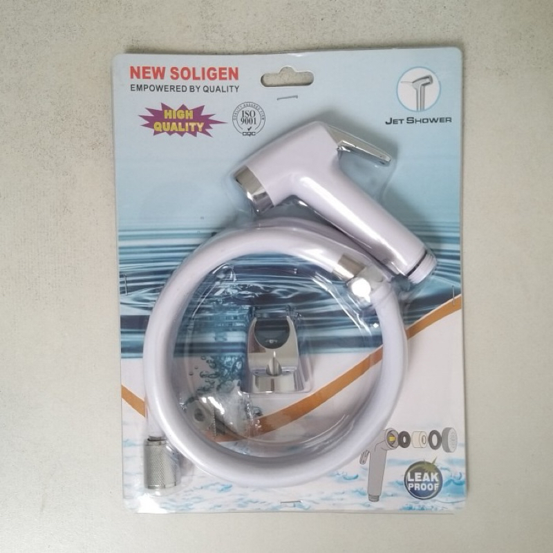 Jual Keran Cebok Soligen Jet Shower Kran Kloset New Soligen Jet Spray Set - Soligen Putih ...