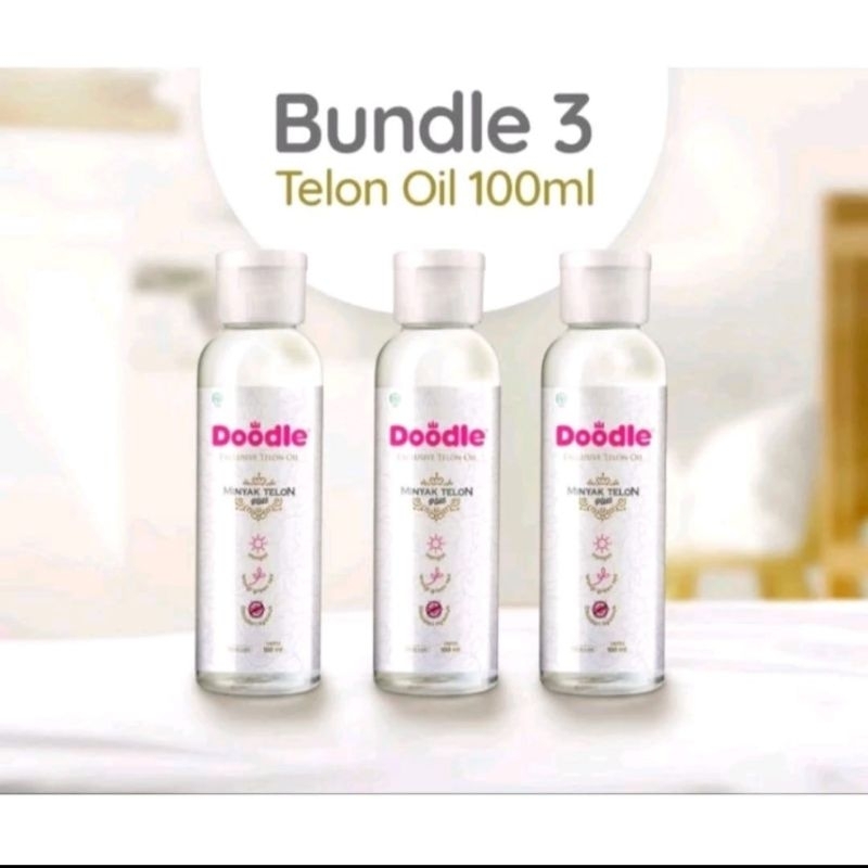 Jual minyak telon Doodle bundle 3pcs 100ml | Shopee Indonesia