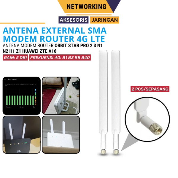 Jual ADA Antena Indoor MIMO X8R Router Bolt BL100 Huawei B310 B315 B683 ...