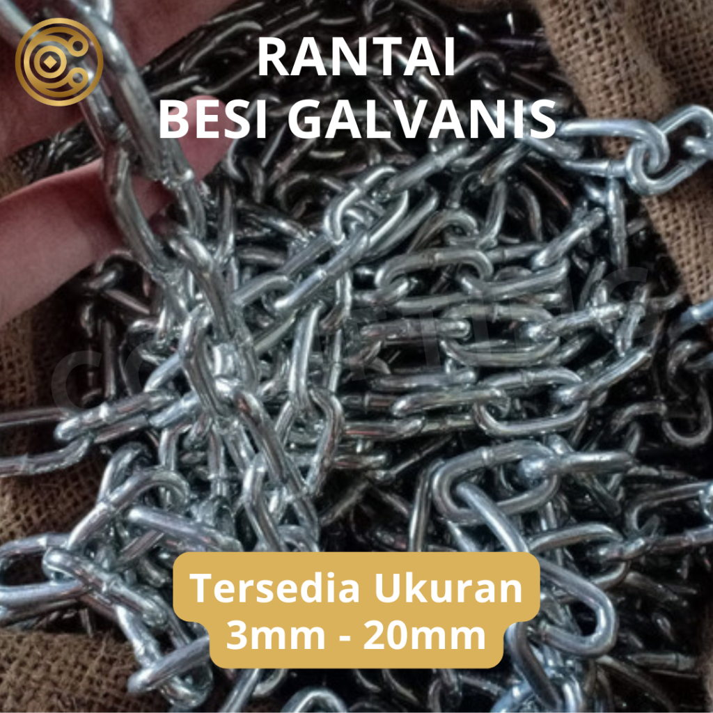 Jual Rantai Besi 8mm Galvanis / 5/16" Galvanized Chain / Rantai Kapal ...