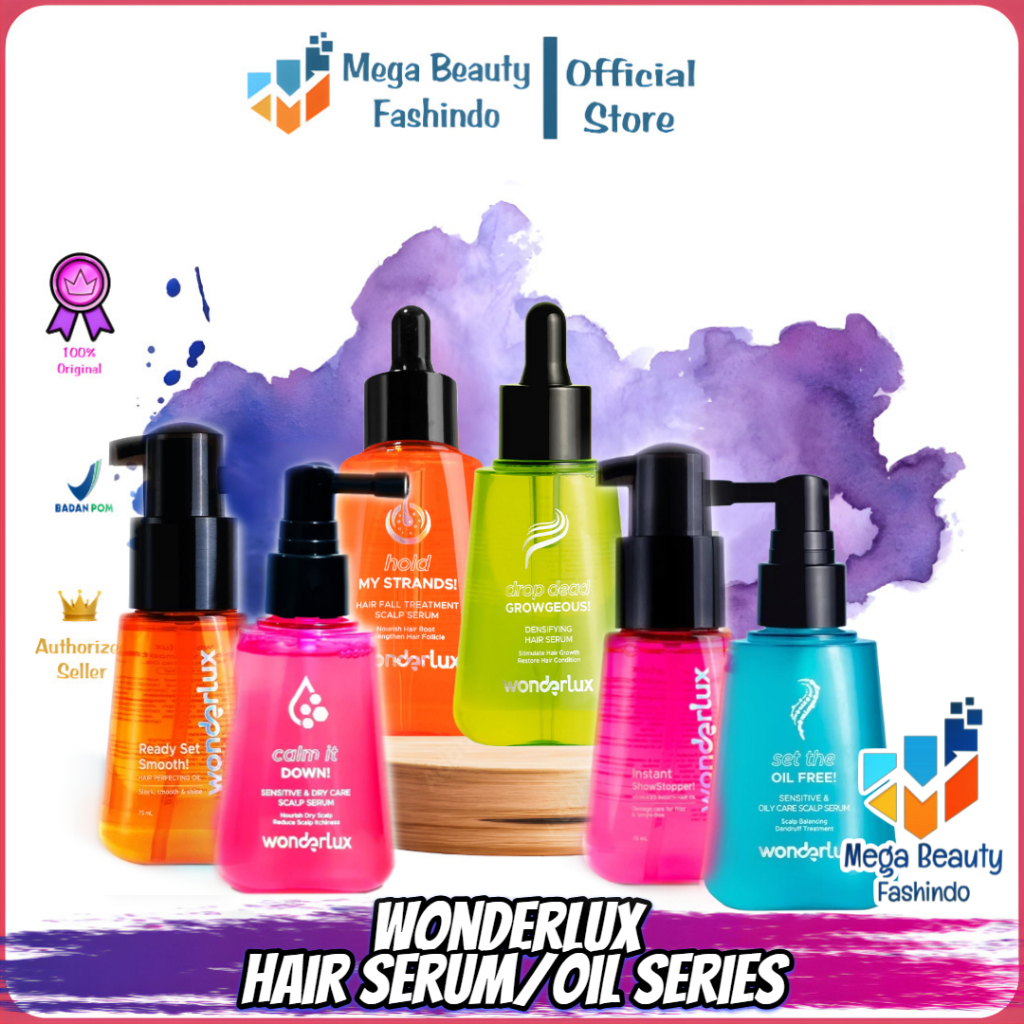 Jual Wonderlux Instant Showstopper Hair Perfecting Oil | Ready Set ...