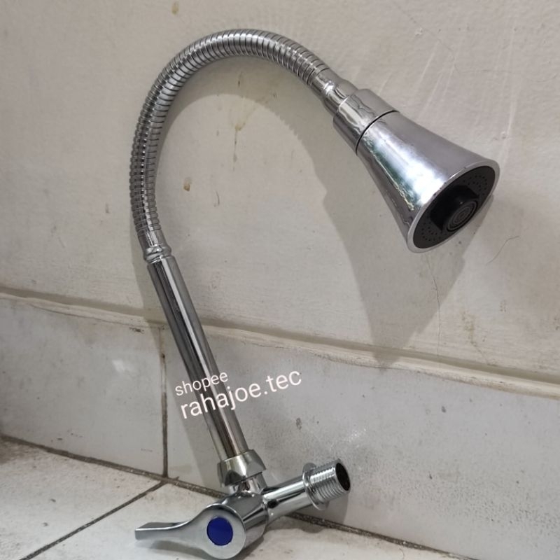 Jual Kran Angsa Terompet Flexible Keran Air Kitchen Sink Dapur Cuci ...